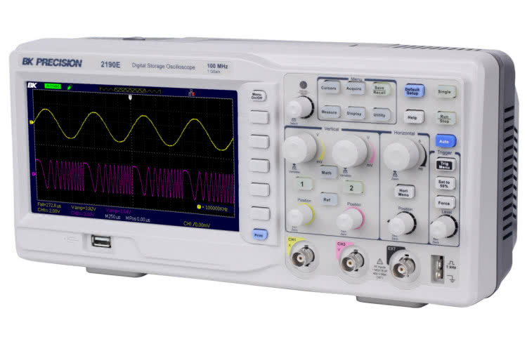 Tani oscyloskop DSO 100 MHz z 7-calowym ekranem i portem LAN ...