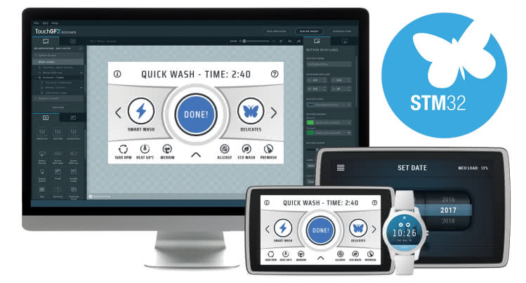Nowa wersja TouchGFX dla STM32 | Elektronika B2B
