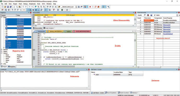 Debugowanie projektów w środowisku Keil MDK | Elektronika B2B