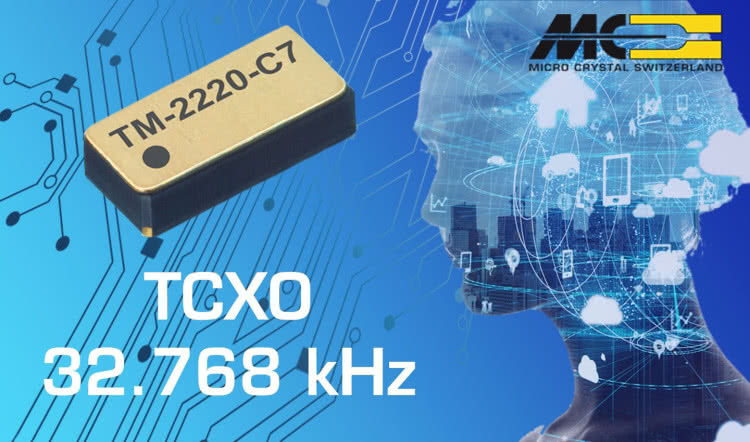 Oscylator 32,768 kHz o dokładności ±5 ppm w przemysłowym zakresie ...
