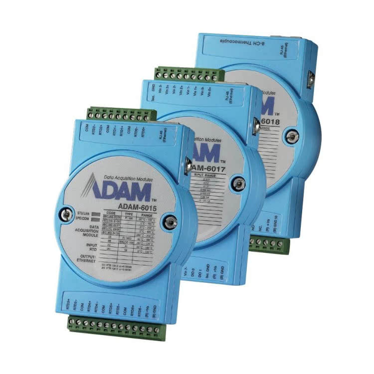 Conrad Electronic Moduł I/O Modbus TCP E/A Module Advantech ADAM-6015 7 RTD-PT100 Input ...